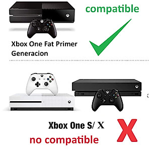 WALL MOUNT FOR XBOX ONE WITH MULTICOLOR LED LIGHTING KIT + 2 CONTROL MOUNT (one FAT (first generation))