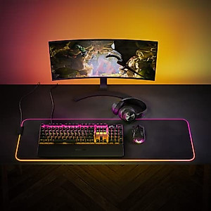SteelSeries Apex Pro HyperMagnetic Gaming Keyboard — World's Fastest Keyboard — Adjustable Actuation — OLED Screen — RGB – USB Passthrough​