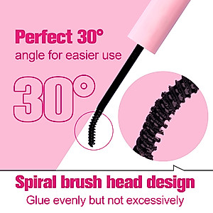 Lash Glue Bond and Seal Individual Lashes Glue Cluster Lash Glue for Lash Extension Super Long-lasting Strong Hold DIY Eyelash Extensions Glue