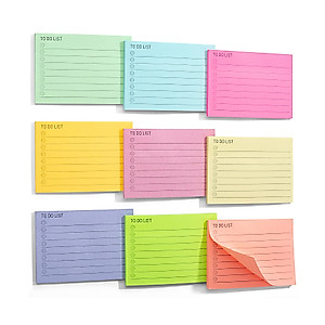 Mr. Pen- to Do List Sticky Notes, 3"x4", 360 Sheets, Assorted Colors to Do List Notepad, Lined Sticky Notes, to Do List Planner, Daily to Do List Notepad, to Do Notepad, Todo List Notepad