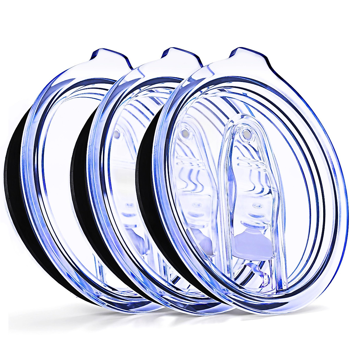 30 OZ - 3 Replacement Lids for Yeti Tumblers like Yeti Lids - 3.7 Inch Diameter - Spill Proof Lids for Yeti Tumblers - Tumbler Lid for Yeti Tumbler 30 oz, Tumbler Lids 30 oz Replacement Lid, Fit Yeti