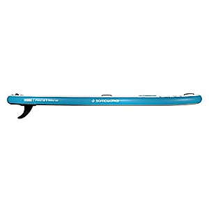 Boardworks SHUBU Riptide Inflatable Stand-Up Paddle Board (iSUP) | SUP Package Includes Three Piece Paddle, Carry Bag and Pump (SUP) Complete Kit | 10’6”, Blue/White/Grey