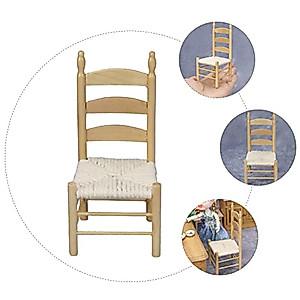 Decoraciones para Salas De Casa DIY Chair Model Doll House Decor Mini House Micro Landscape Chair Shape Decor Jewelry Accessories