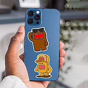 20 Pcs Stickers Pack Domo Colorful Vinyl Waterproof Aesthetic for Laptop Water Bottle Bumper Car Bike Luggage Guitar Skateboard