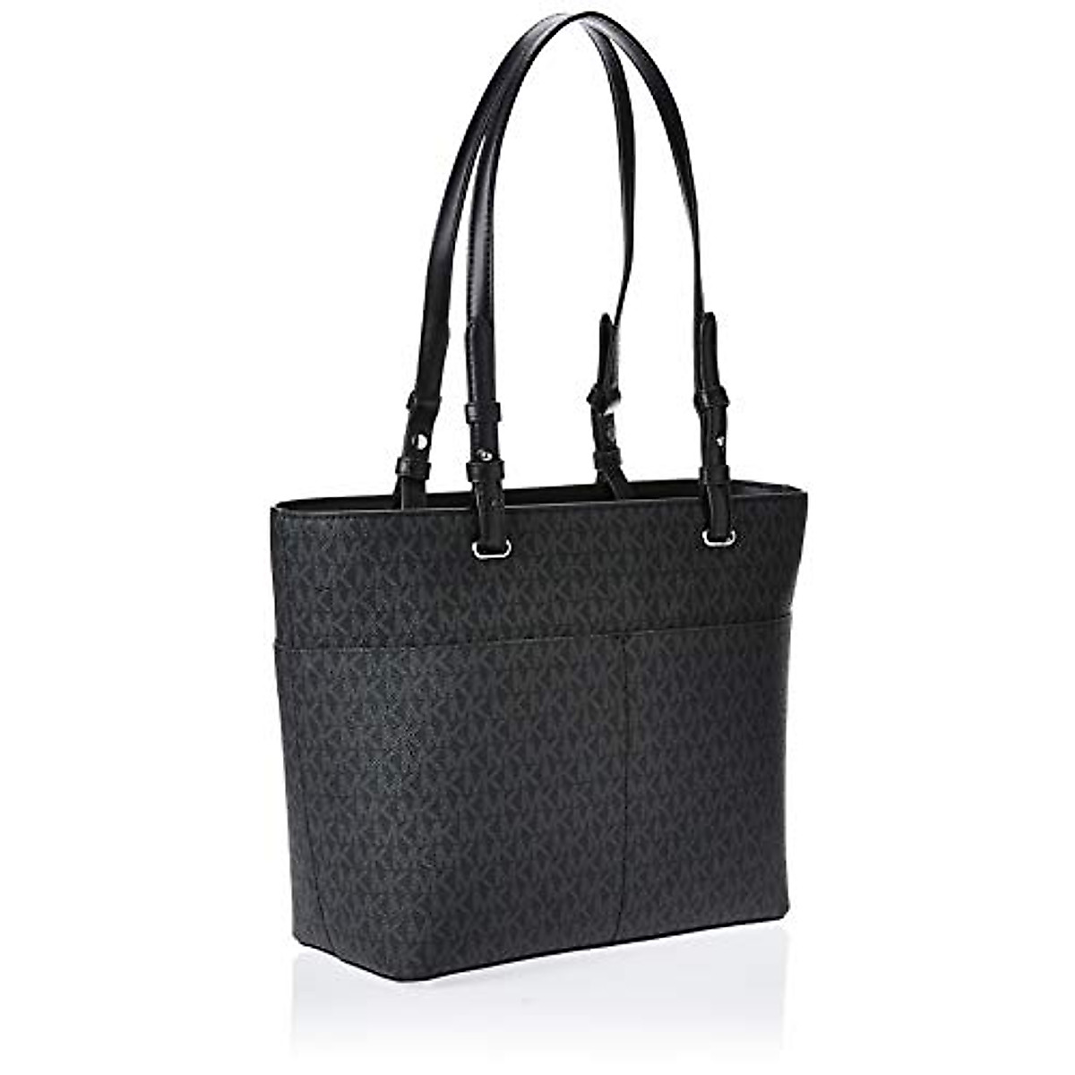 Michael Michael Kors Bedford Medium Top Zip Pocket Tote Black One Size