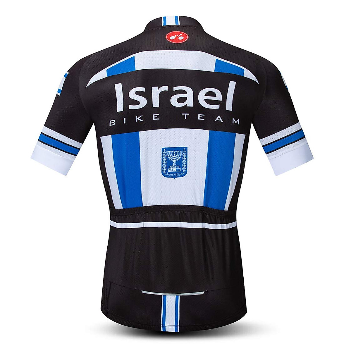 Cycling jersey mens bike tops MTB Jersey zip Mountain Road Clothing Bicycle riding top breathable Summer Pro Team Sports racing cycle jersey for male sportswear polyester Israel Size L