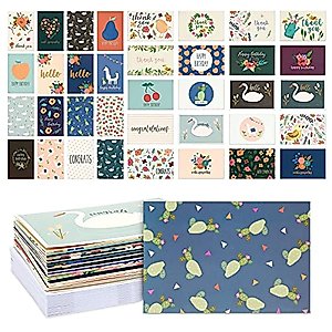 Assorted All Occasion Greeting Cards with Envelopes, 36 Designs (4x6 In, 36 Pack)