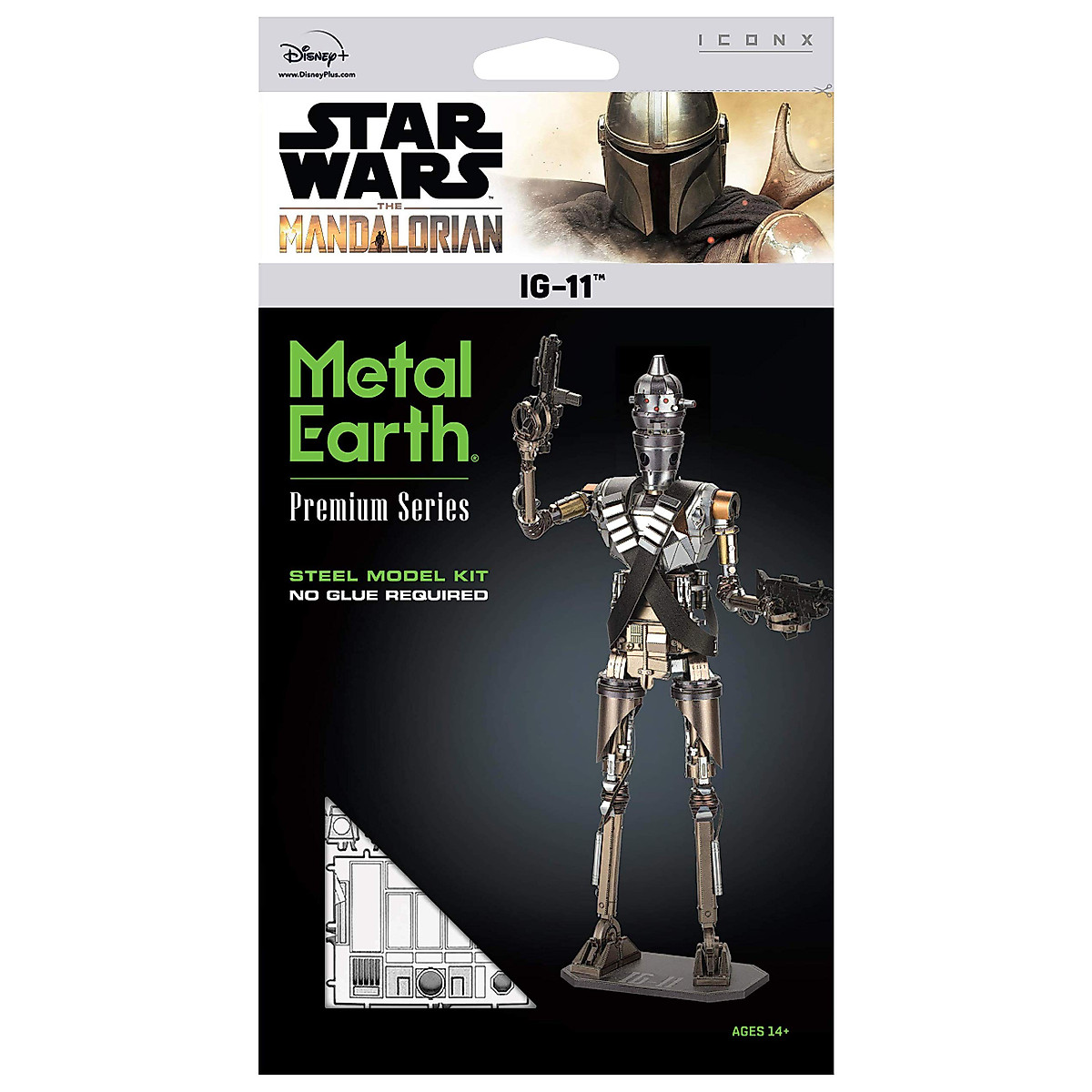 Metal Earth Premium Series Star Wars The Mandalorian IG-11 3D Metal Model Kit Fascinations