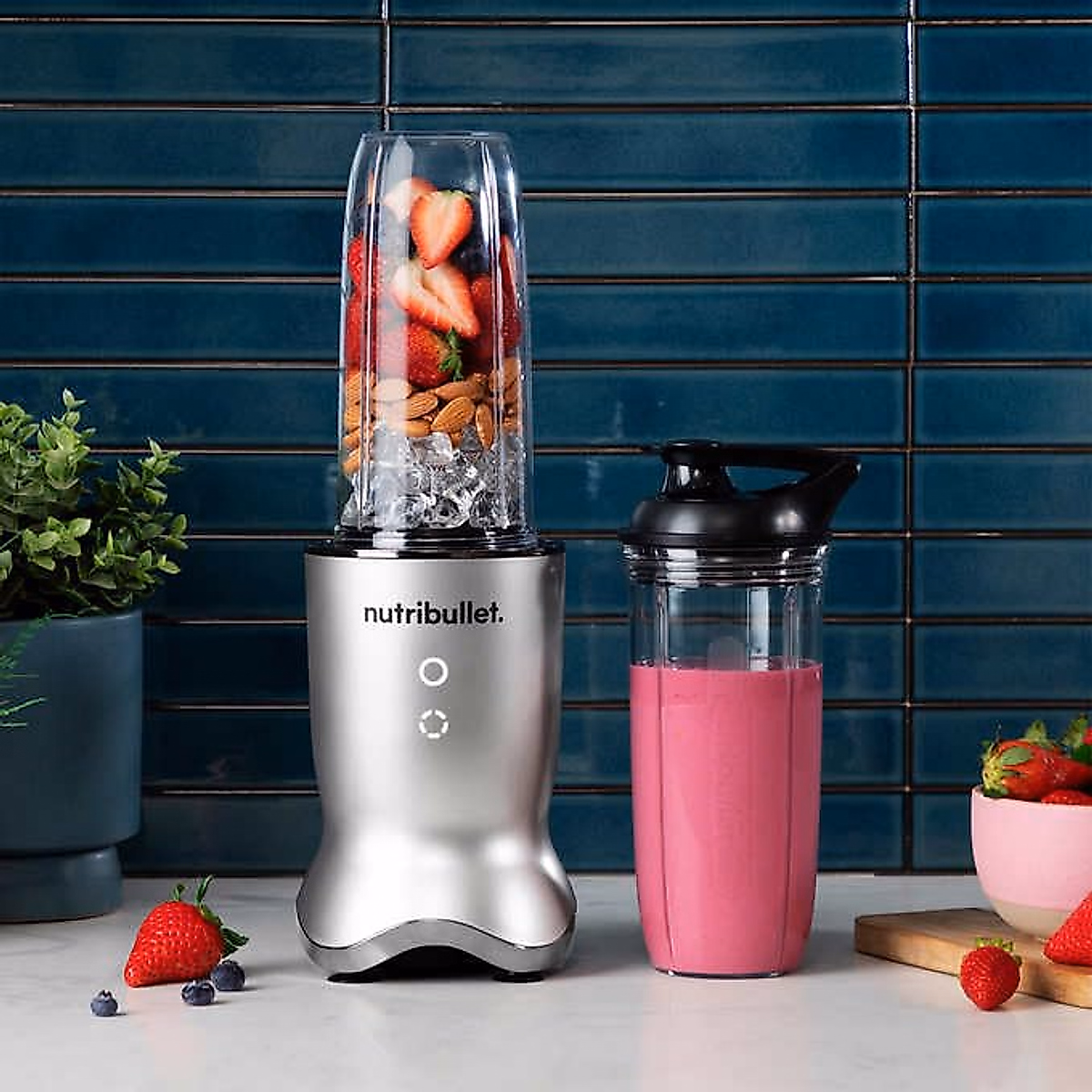 Generic Ultra Deluxe Single-Serve Blender, Large, Silver, NB70500