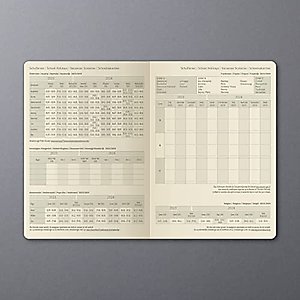 Sigel C2401 Conceptum Weekly Planner 2023/2024, Approx. A5, Approx. A5, Black, Hardcover, 2 Pages = 1 Week, 256 Pages