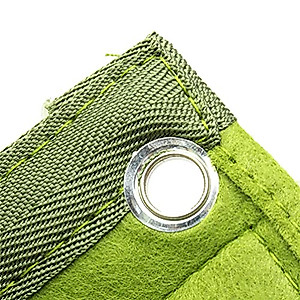 Cabilock Hanging Wall Plants 7- Pocket Vertical Hanging Planter Nonwoven Fabric Hanging Garden Planter Bag Wall Plant Grow Bag for Indoor Outdoor Balcony Planting Phyto