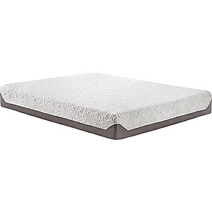 Boyd Sleep 8" RespondaFlex Queen Size Medium Firm Gel Memory Foam Mattress, Cooling Air Flow Layer, and Comfort Support Base, Bed in Box, Fiberglass Free,White