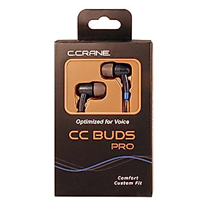 C. Crane CC Buds-Pro Full Stereo in-Ear Earbud Headphones – for Audio Books and Voice Clarity