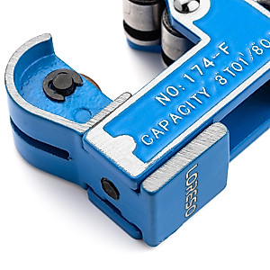 Loreso Mini Copper Pipe Tubing Cutter - Mini Tube Cutter for 1/8, 1/4, 1/2 to 1 1/8 Copper Brass Aluminum & Thin Stainless Steel Pipes (3-28mm) OD