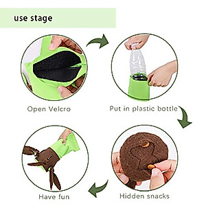 Auland Puppy Puzzle Toys, Puppy Toys for Improving Dog' s IQ, Squeaky Puppy Puzzle for Dogs,Interactive Dog Toys for Boredom and Snuffling (Octopus)