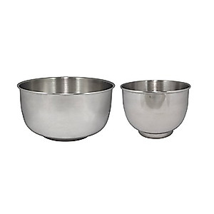 Replacement Stainless Steel Bowl Set Fits Sunbeam & Oster Mixers,1.5 quarts