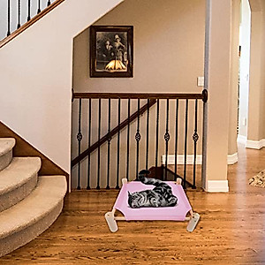 Mipcase Elevated Dog Bed Outdoor Raised Dog Cots Beds Summer Cooling Pet Dog Sleeping Beds Camping Bed for Extra Large Medium Small Dogs Camping