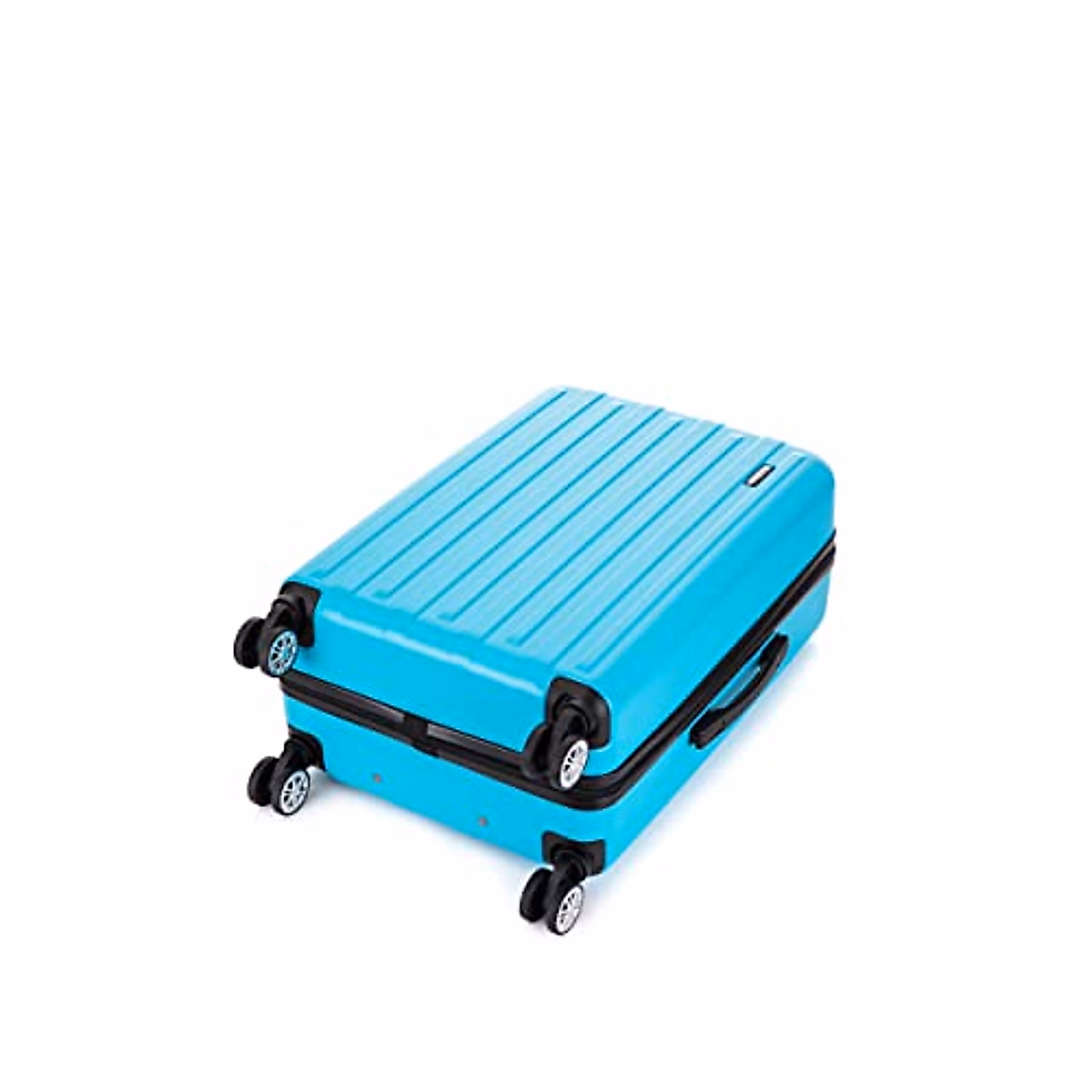 Rockland Paris Hardside Luggage with Spinner Wheels, Turquoise, 3-Piece Set (20/24/28)
