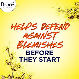 Bioré Witch Hazel Pore Clarifying Acne Face Wash, Exfoliating Facial Cleanser, 2% Salicylic Acid Acne Treatment for Acne Prone, Oily Skin, 6.77 Ounce