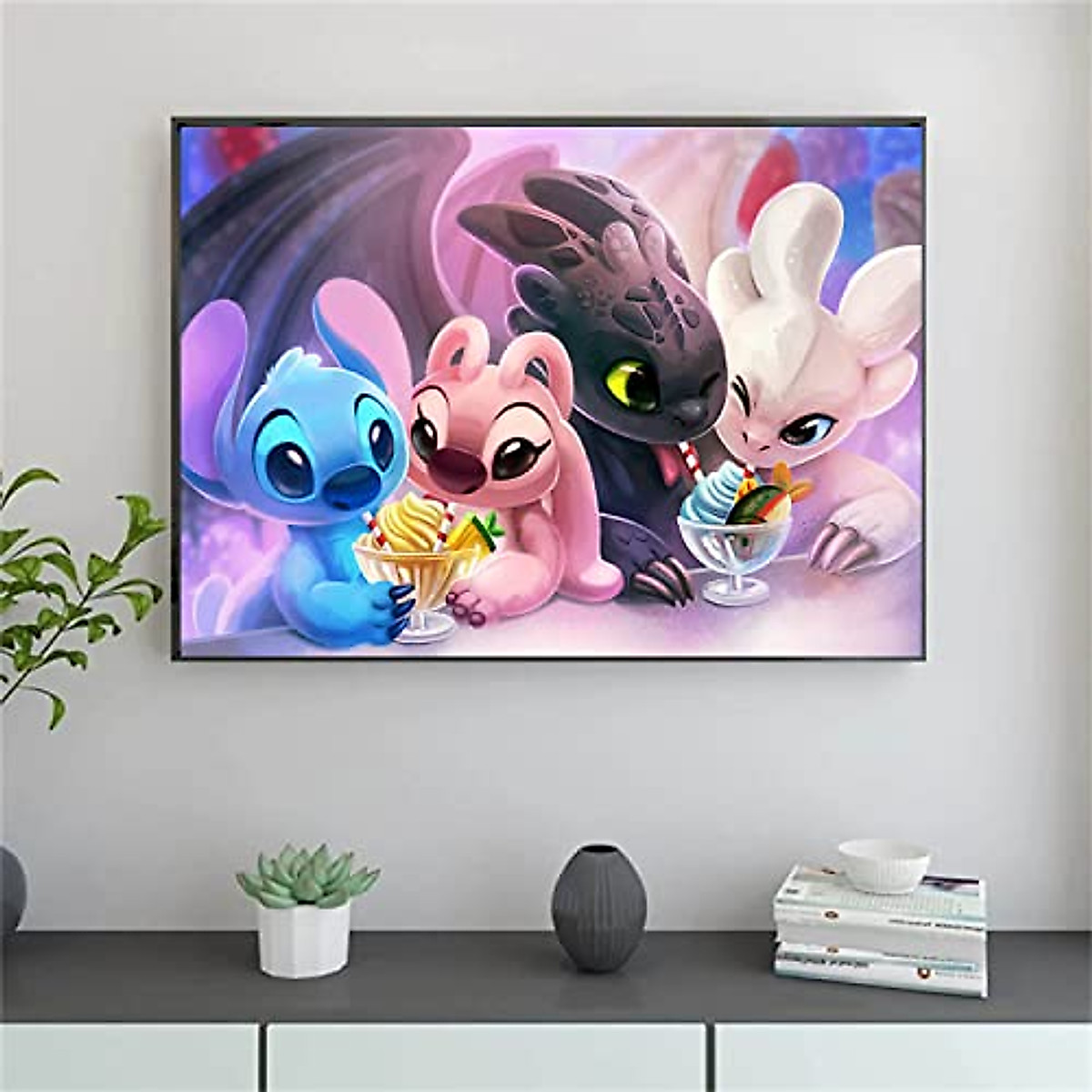 Hyporeak Diamond Painting Kits for Adults,Diamond Art Kit,5D Diamond Painting Kit Full Drill Round for Gift,Wall Decor,Relaxing(12x16)