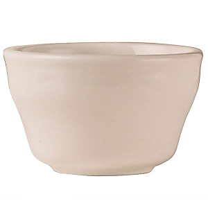 World Tableware PWC-4 Ivory Rolled Edge - 7-1/4 oz. Bouillion I 3 Dozen