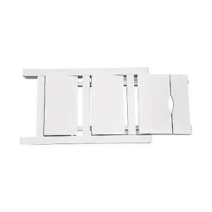 BANLICALI Chair Ladder, 3-Step Ladder Folding Step Stool Ladder Chair, White Pinewood Kitchen Step Stool Counter Chair for Kitchen, Bedroom, Living Room, Warehouse Load 100kg/ 220.46 lbs