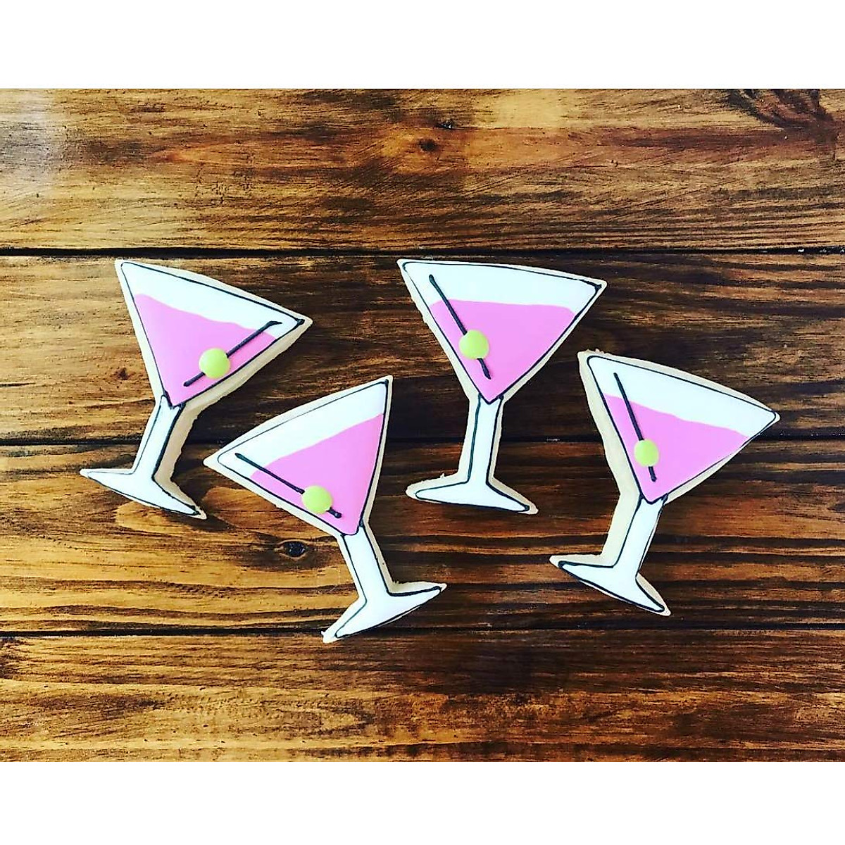 Martini Glass Cookie Cutter, 4.25" Made in USA by Ann Clark