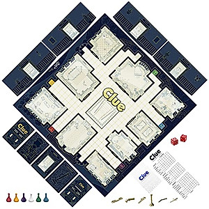 Hasbro Gaming Clue Board Game Signature Collection, Premium Packaging and Components, Family Games for Kids and Adults, Mystery Games for 2 to 6 Players