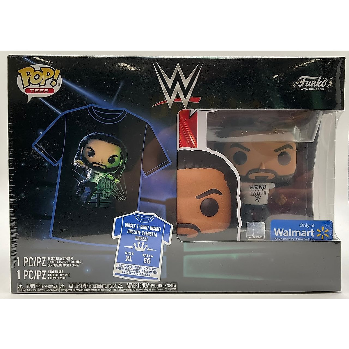 Funko Pop! Pop & Tee: WWE - Roman Reigns - XL Exclusive