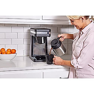 BUNN 55200 CSB3T Speed Brew Platinum Thermal Coffee Maker Stainless Steel, 10-Cup, Black