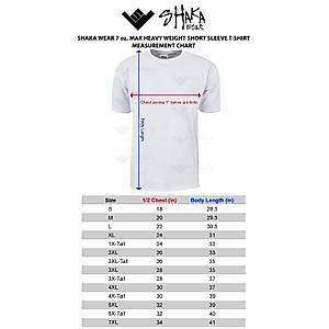 Shaka Wear Men's T Shirt – Max Heavyweight Cotton Short Sleeve Crew Neck Plain Tee Top Tshirts Regular Big Tall Size MHS44 P.Pink S