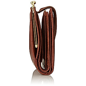 Buxton Heiress Double Cardex Wallet, Mahogany, One Size