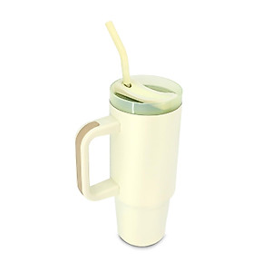 Magick Tumbler – 40oz Insulated Stainless Steel Tumbler with Handle, Lid & Straw, Dishwasher Safe – Hot & Cold Drink Travel Mug for Coffee, Water, Tea, and Smoothies