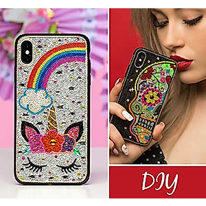 Jewel Gem Sticker 1852Pcs Self Adhesive Craft Stickers Rhinestone Bling Jewels Sticker for Makeups/DIY Nail/Body/Phone Decoration, 16 Sheets