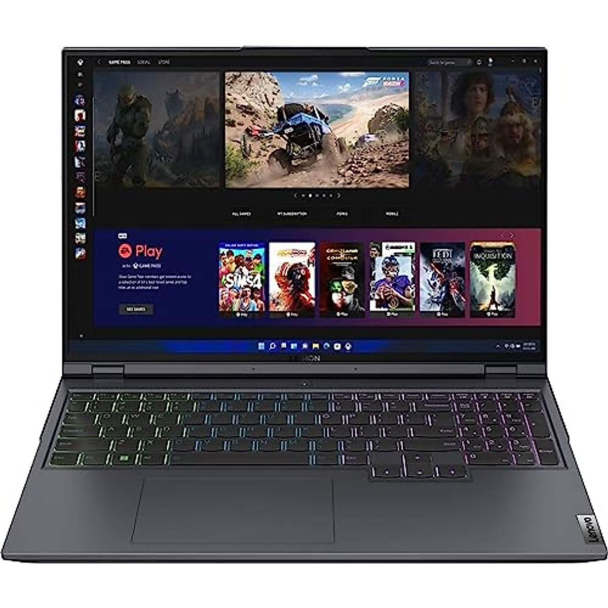 Lenovo Legion 5 Pro 16 Gaming Laptop | 16" QHD 165Hz 500 nits 100% sRGB | AMD 8-Core Ryzen 7 6800H (>i7-11370H) | 16GB DDR5 2TB SSD | GeForce RTX3050Ti 4GB | Backlit USB-C Win11 + 32GB MicroSD Card