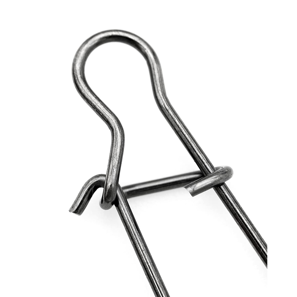 BLUEWING Fishing Duo Lock Snaps for Saltwater Freshwater Fast Change Snaps Light Tackle Lures Connector, 73lbs/100 pcs