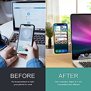 Doter MagSafe Accessories are Compatible with iPhone 14/iPhone 13/iPhone 12 Series, Universal Laptop Accessories in Order for Dual-Screen Interaction, Laptop Phone Holder for All Cell Phones