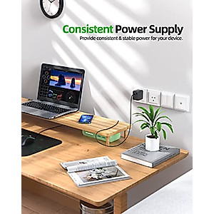 Charger for Asus Laptop, Ultra Compact (40% Smaller), Universal Replacement, Fast Charger, USB C & Round Connector, 65W, 45W, 33W