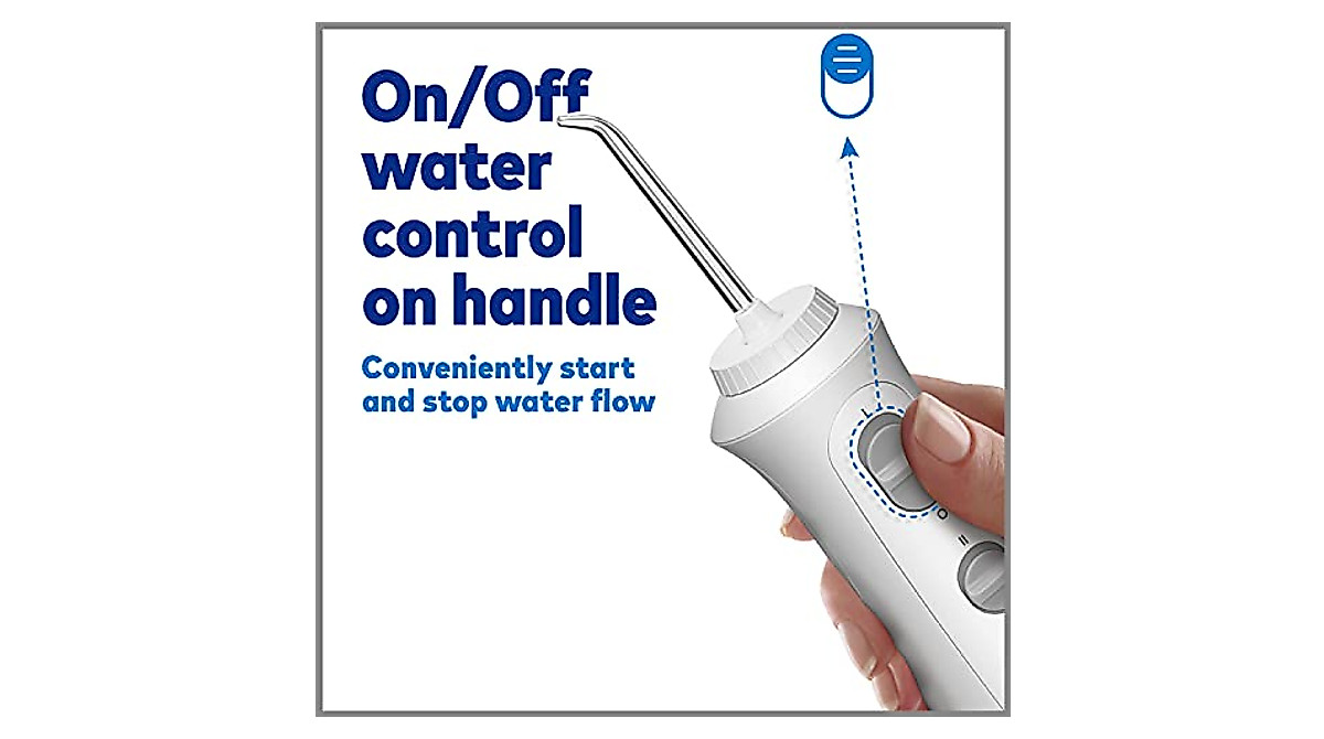 Waterpik Cordless Pearl Water Flosser for Teeth & Gums - Dentist Approved