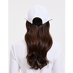 Solbari Reversible Ultra Wide Brim Cap UPF50+ Packable UV Sun Protection Hat with Full Coverage Brim, Black/White