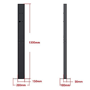 eMACROS EVSE Wall Connector Pedestal -Mounted EV Charging Station EV Charger Pedestal for Tesla for Tesla Gen 3 Wall Connector
