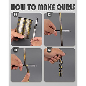 PartyWoo Black and Gold Curling Ribbon, 219 Yard Ribbon for Balloons, Balloon String, Balloon Ribbon, Curling Ribbon for Craft, Ribbon for Gift Wrapping, Crafting, Wedding, Florist Flower (1 Roll)