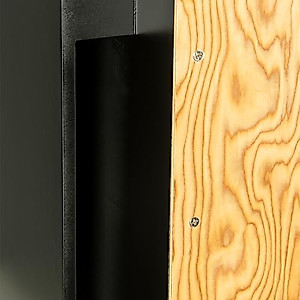 Meinl Vertical Subwoofer Bass Cajon with Internal Snares - NOT MADE IN CHINA - Makah Burl Playing Surface, 2-YEAR WARRANTY (SUBCAJ6MB-M)