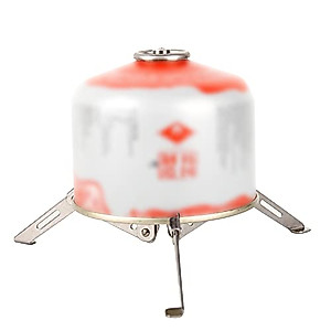 Stainless Steel Folding Triangular Stable Bracket Outdoor Camping Stove Gas Tank Support Portable Holder