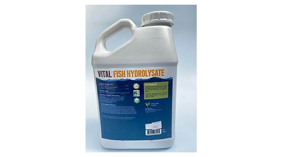 Vital Fish Hydrolysate Organic Fertilizer - Boost Soil & Plant Growth