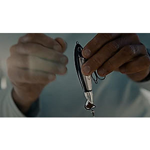 Berkley Choppo Saltwater Fishing Hard Bait, Black Chrome, 120mm - 1 oz