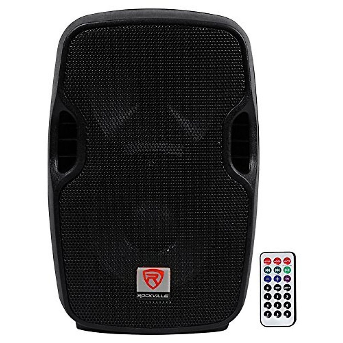 Rockville BPA8 8" Professional Powered Active 300w DJ PA Speaker w Bluetooth, Black