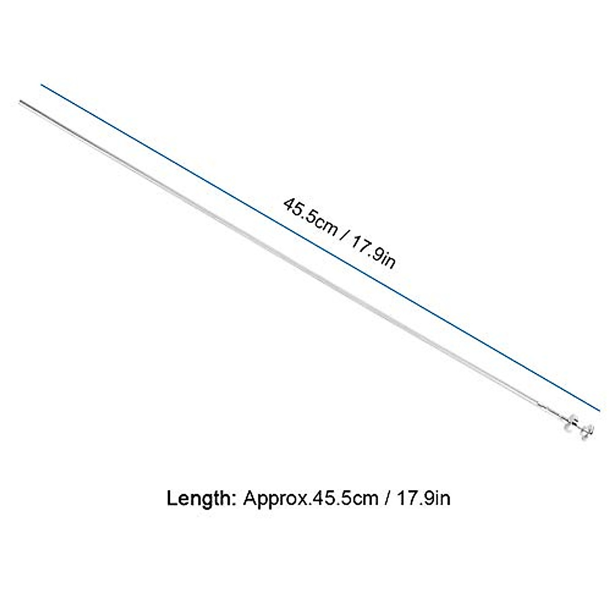 GLOGLOW Cattle Insemination Syringe, Stainless Steel Casu Type Cow Seeding Needle Fertilization Tool Farm Tools Accessory(S)