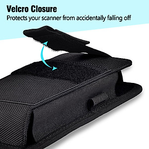 SOGCASE Holster with Belt Clip for Zebra Scanner, TC51, TC52, TC52x, TC56, TC57, TC57x, TC21, TC26, Handheld Barcode Carrying Pouch Scanner Case Holder with a Safety Strap, Large