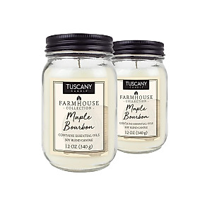 Tuscany Candle™ Farmhouse Collection (Maple Bourbon) - 12 Oz - 2-Pack